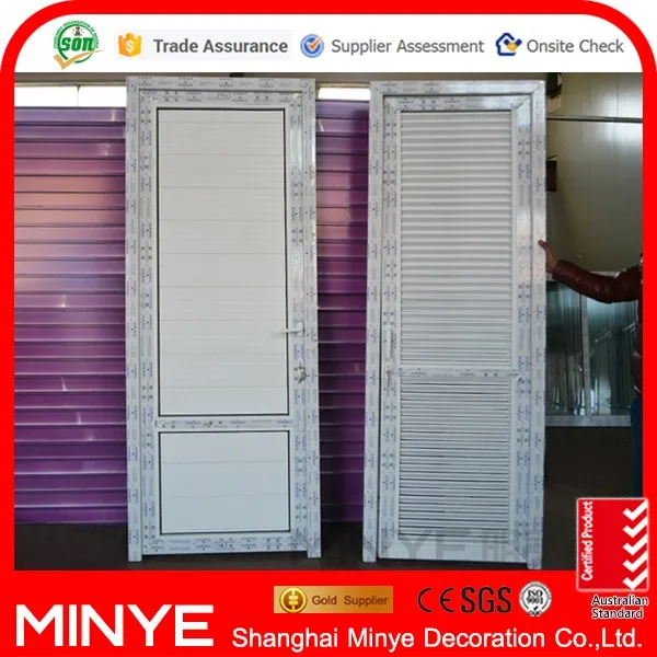 UPVC Louver Door Design for Security and Soundproofing