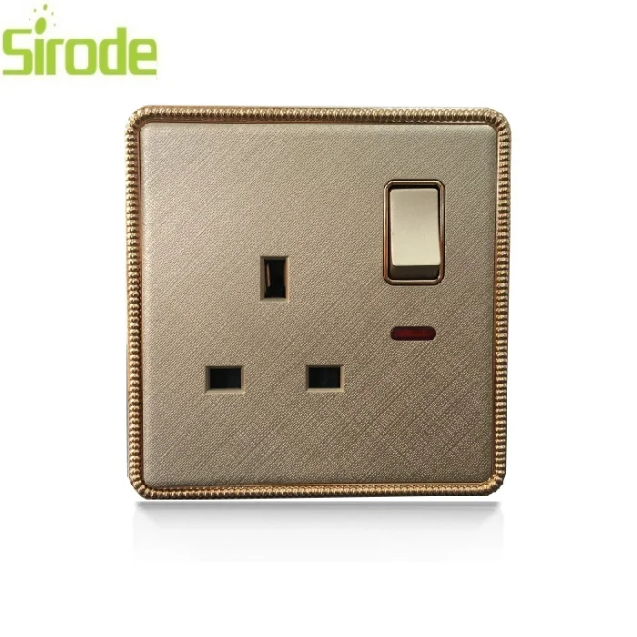 Sirode Bs 1363 Single 13a 1 Gang Single Pole Switched Socket Outlet ...
