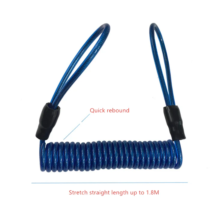 Anti-thief Safety Spring Wire Rope Lock Disc Brake For Electric Scooter ...