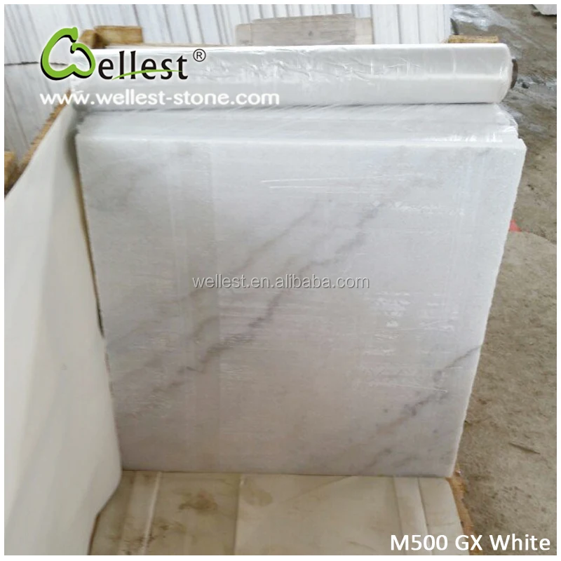 Guangxi White Marble Tile 30x30 - Elegant Stone Wall Cladding