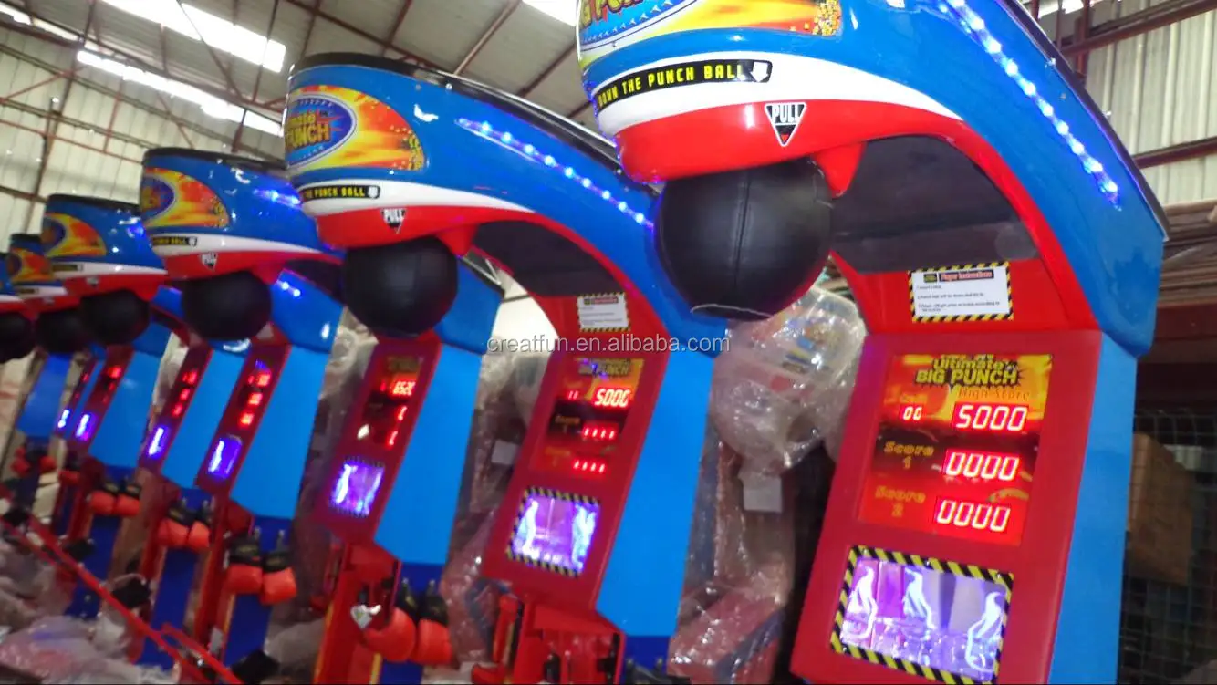 Dragon Punch Electronic Coin Operated Machine Boxing Arcade Machine