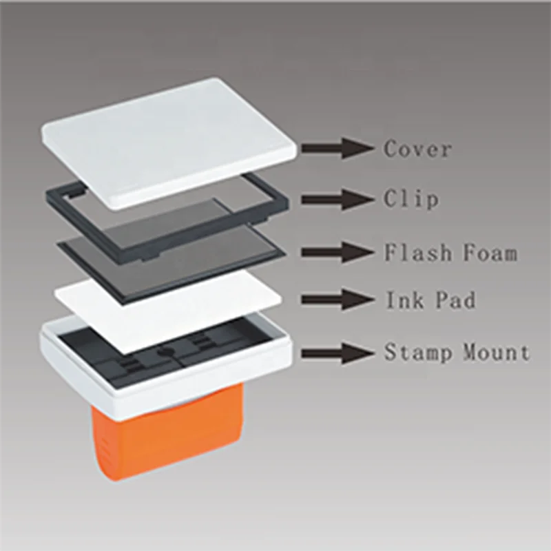 F Stamp - Colorful Flash Stamp Materials with 4mm Foam Pad