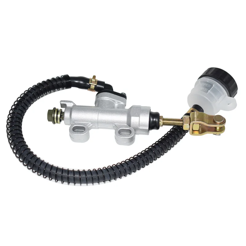 Universal Motorcycle Rear Brake Master Cylinder Pump Hydraulic Brake ...