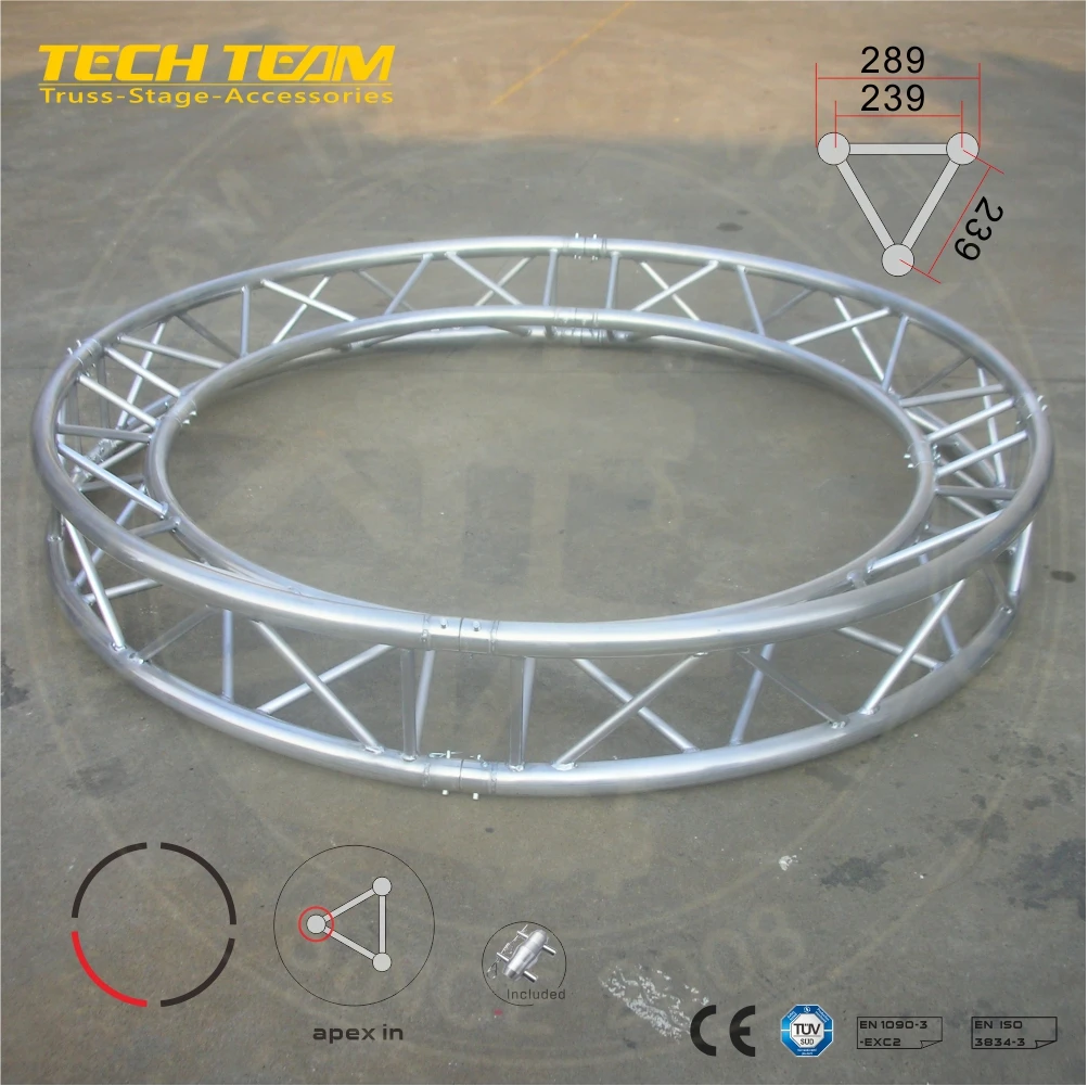 Semi-circular Roof Truss Design for Stage Events & Concerts