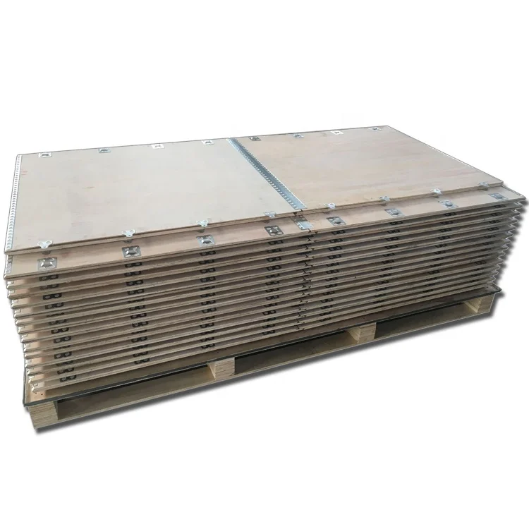 Grape Foldable Wooden Transport Packing Box - ISO UN Certified