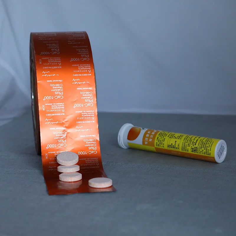 Soft Aluminum Foil To Wrap Effervescent Tablet In Pharmaceutical ...