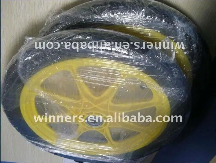 8 Spokes Bike Trailer Plastic Wheel 20" - Durable & Versatile