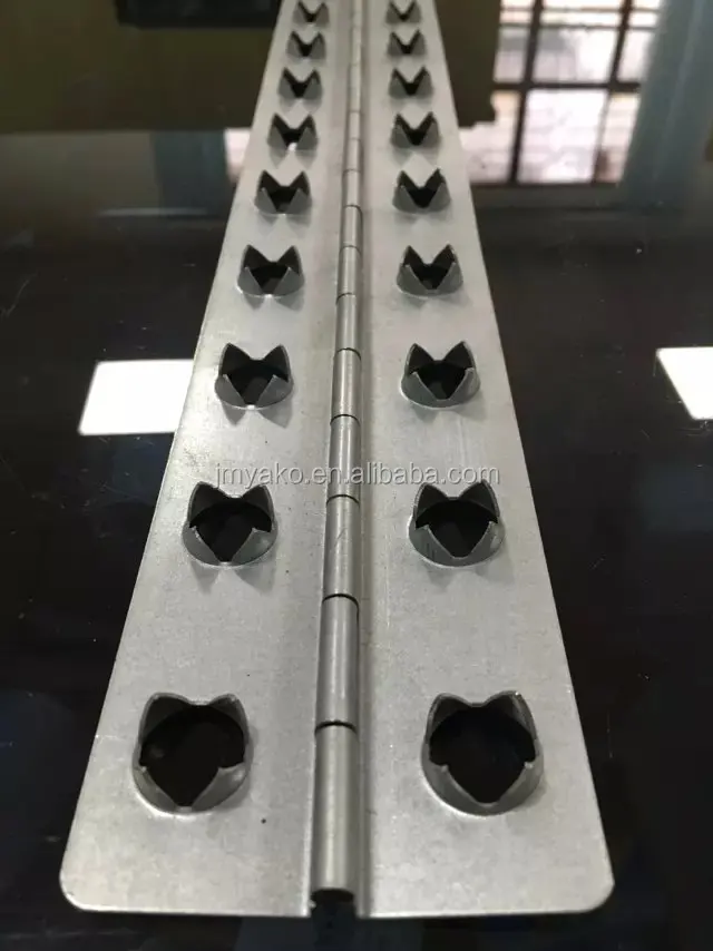 Heavy Duty Stainless Piano Hinge Long Continuous Vertical Adjustable ...