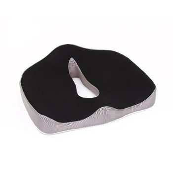 Visco Polyurethane Memory Foam Chair Seat Cushion Sciatica Relief ...