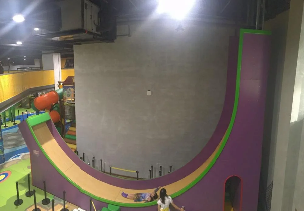 U Shape Slide for Trampoline Park - Fun & Safety