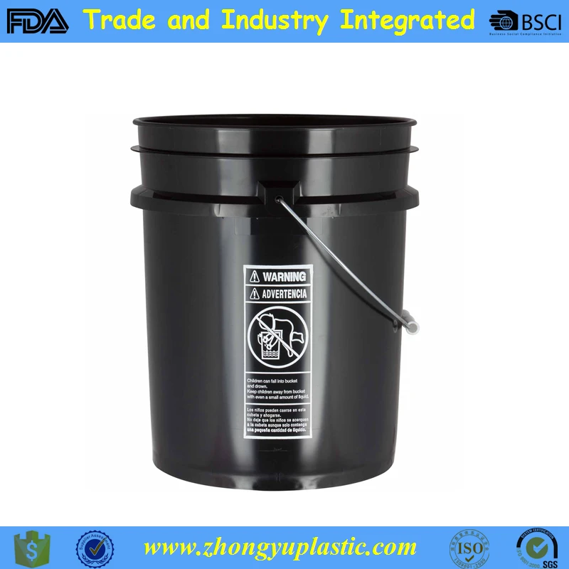 Wholesale 20L Heat Resistance Chemical Resistant Plastic Bucket
