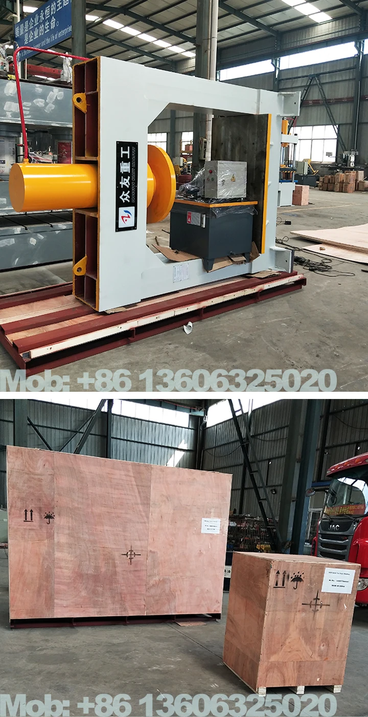 200 Ton Hydraulic Solid Tire Press Machine - Repair 8-24 Inch Tires