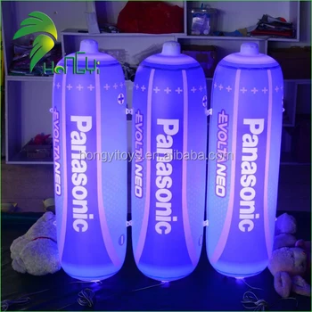 Outdoor Display Plastic Inflatable Airtight Battery Model / Led ...