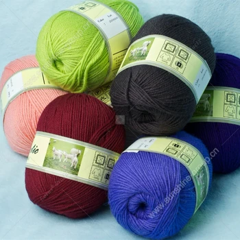 Custom Wool Yarn Chinese Knitting Yarn For Hand Knitting Yarn - Buy ...