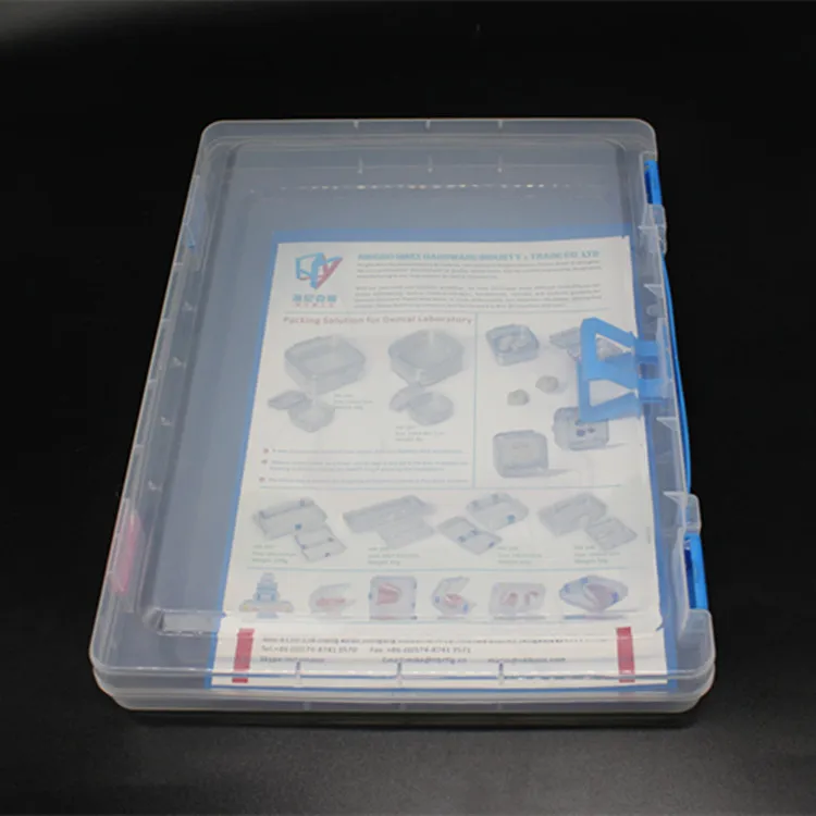Durable B4 Plastic File Folder Box with Handle - Hinix