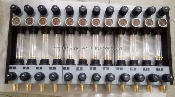 Plastic Cooling Water Flow Pressure Regulator Flow Control Manifold ...