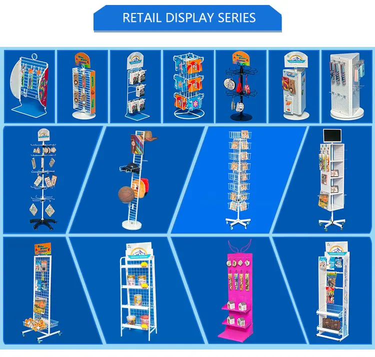 Souvenir Stores Fixture Table Standing Retail Promotion 3 Sides Counter ...