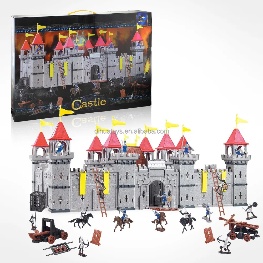 spielzeug burg block set kunststoff burg spielhaus-Spielplatz-Produkt ...