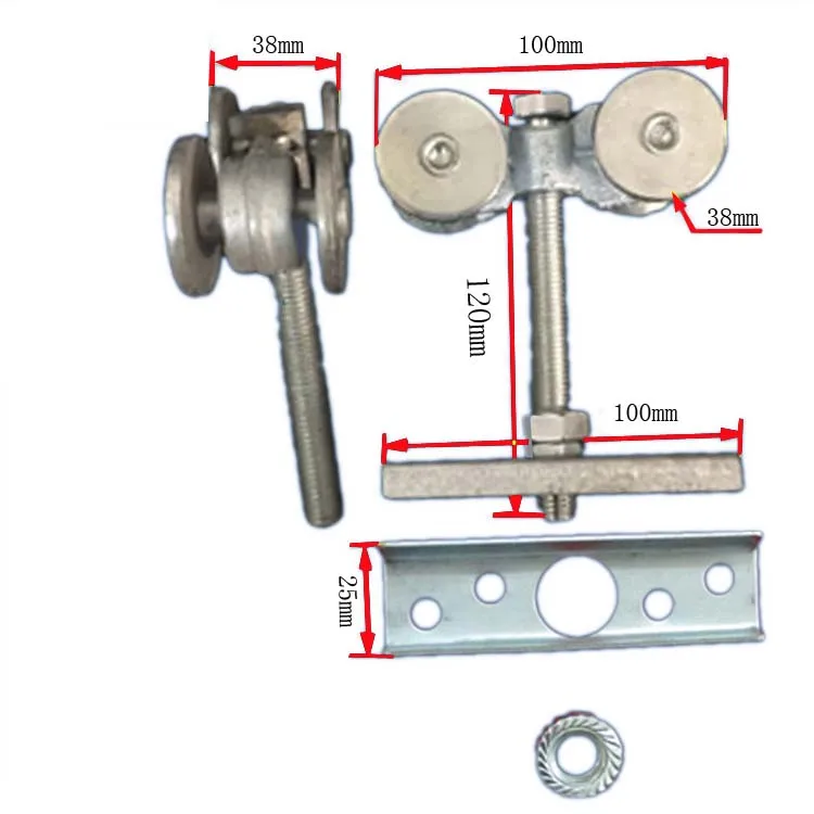 Heavy Duty Sliding Door Upper Gate Roller - Industrial Use