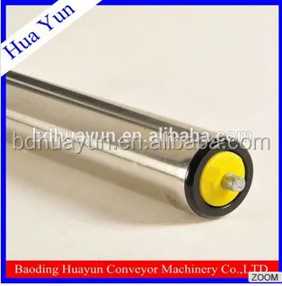 steel roller end cap for spring loaded gravity roller