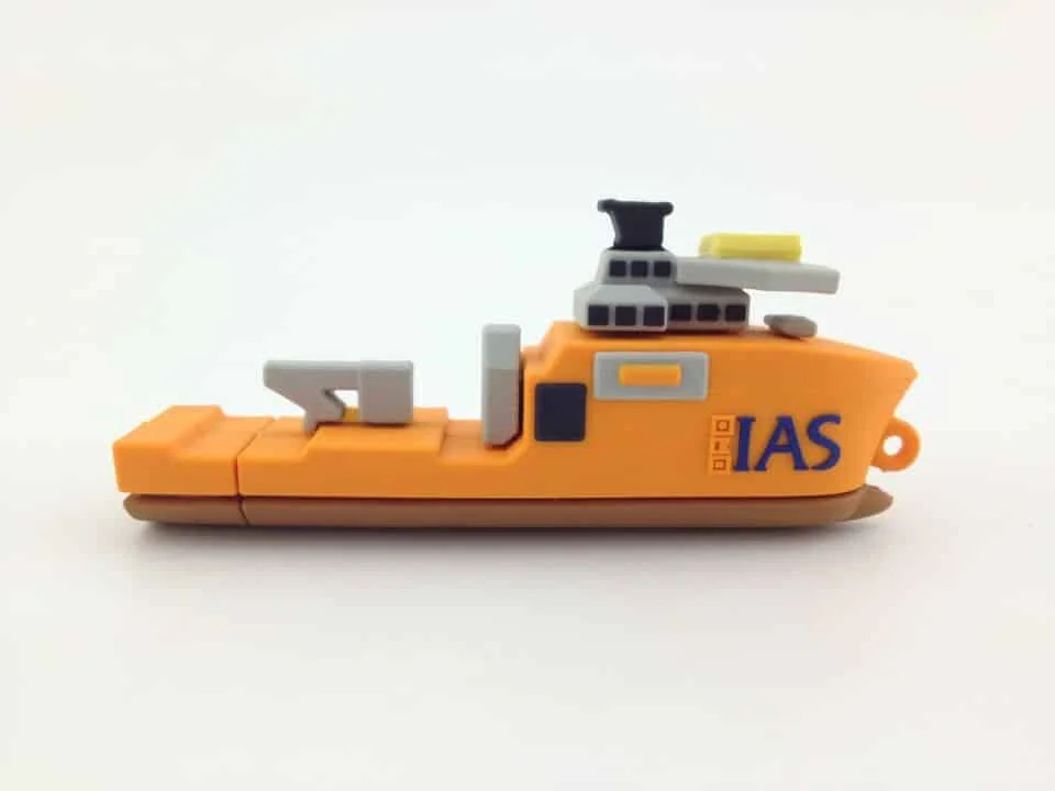 Custom Design Soft Pvc 3d Boat U Disk Bespoke Ship Shape Usb Memory ...