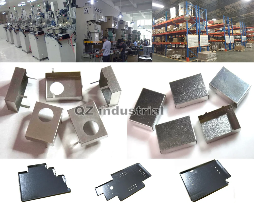Qz Customized Stamping Screening Shielding Case Emi Rf Shield Can Pcb ...
