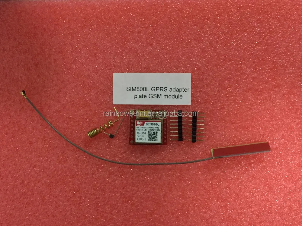SIM800L Module - Quad-Band GPRS/GSM with Antenna & Microsim