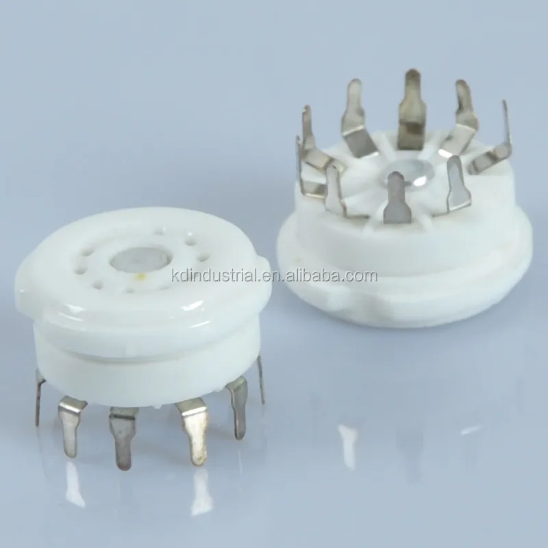 Tube Amplifier 9pin Ceramic Tube Socket Pcb Mount B9a Base 6922 6dj8 ...