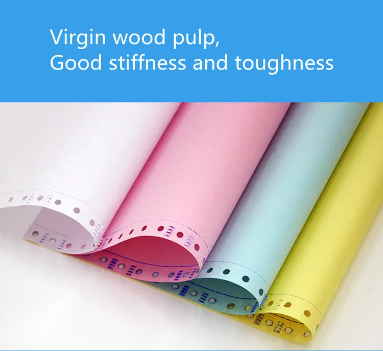 Office Use Colour 1/2/3/4 Ply Computer Continuous Paper Sizes