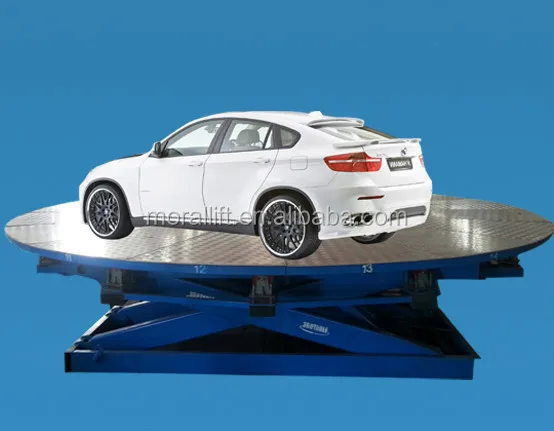 Car Turntable For Car Show Revolving Stage (sjc4-6) - Buy Car Parking ...