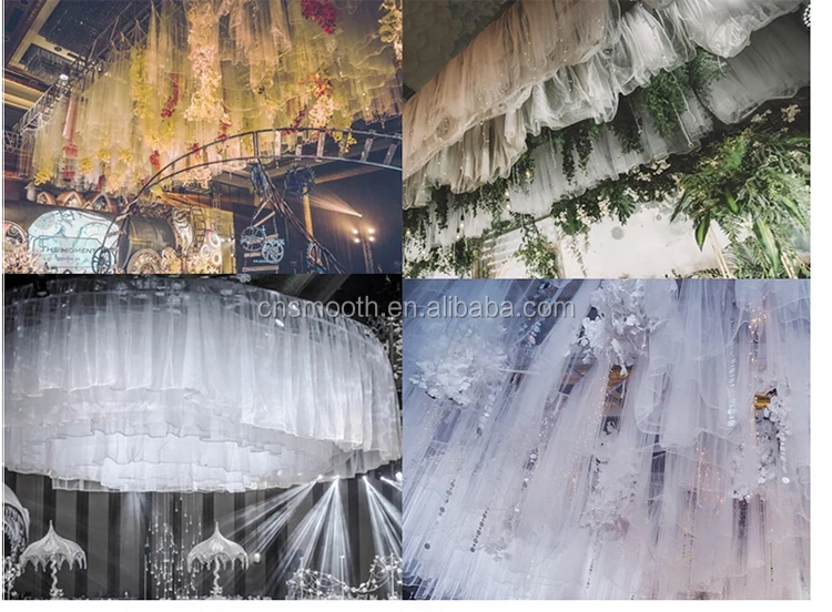 Backdrop Draping Kit Canopy Fabric Wedding Ceiling Drape - Buy Ceiling ...