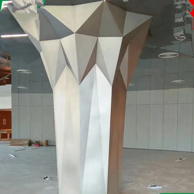 Revestimiento De Columna De Acero Inoxidable Para Decoración De ...