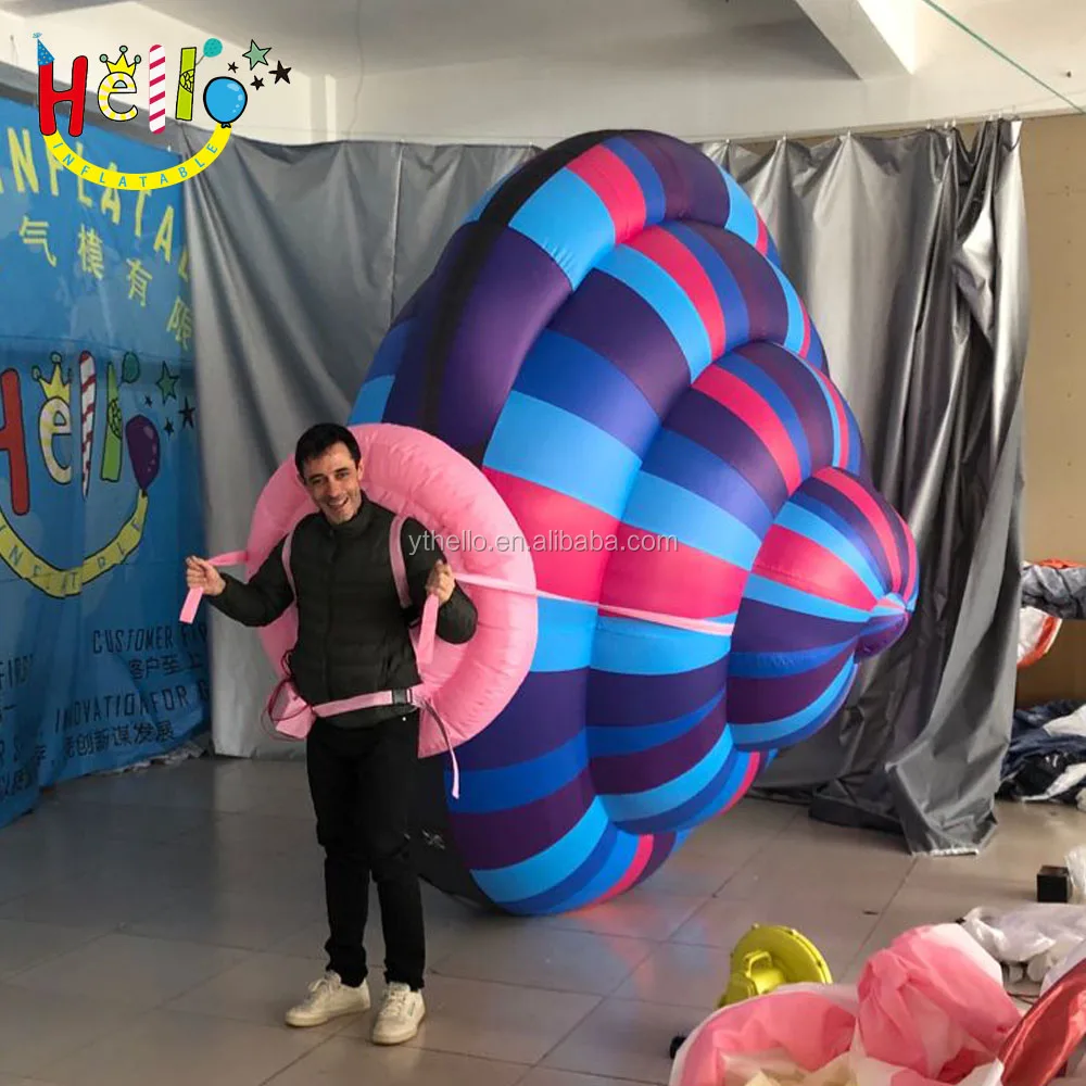 Event Parade Inflatable Snail Costume Colourful Walking Inflatable ...