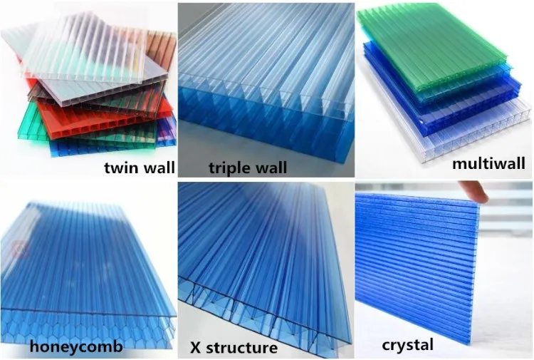 Polycarbonate Roof Frosted Crystal Polycarbonate Sheet Twin Wall ...