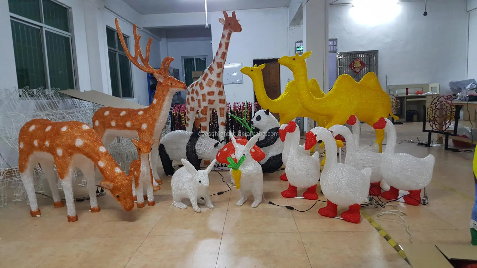 Christmas LED Acrylic Animals - Brighten Your Holidays