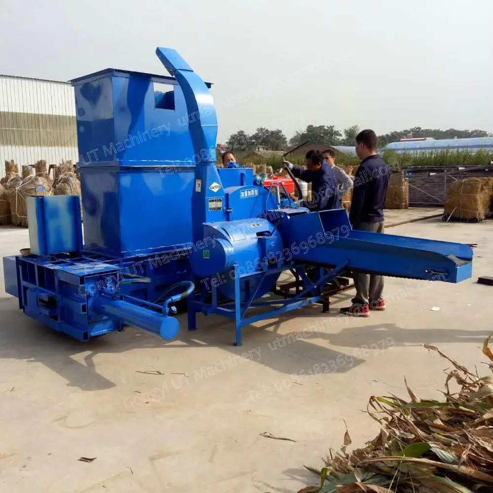 Diesel Engine Driven Square Baler Machine - Automatic Hay Press