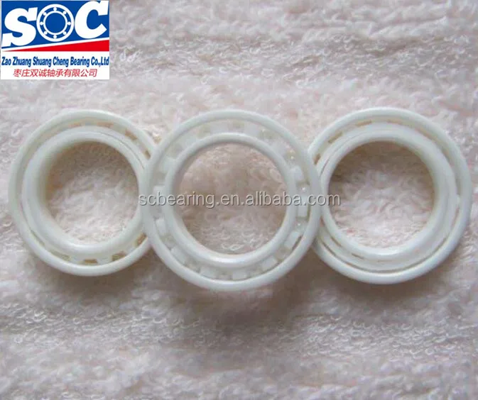 전체 지르코니아 ZrO2 세라믹 스러스트 볼 베어링 51108 51100 51101 51102 51103 51104 ...