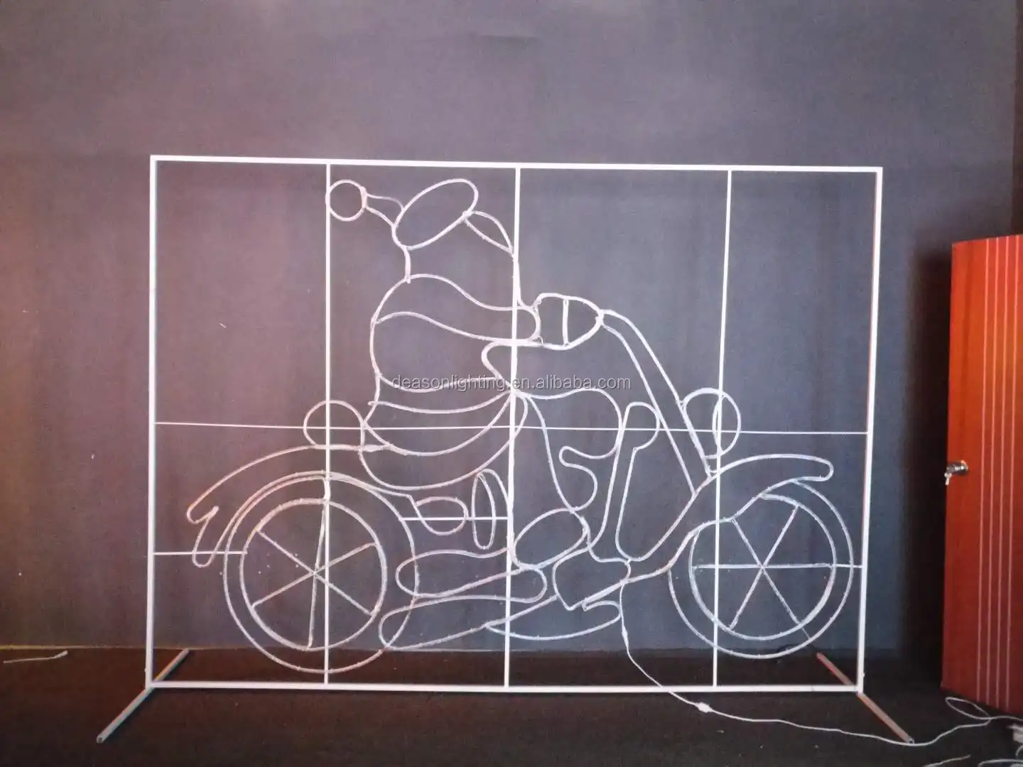 Santa Motorbike Lights - Buy Santa Claus Motif Rope Light,Motorcycle ...