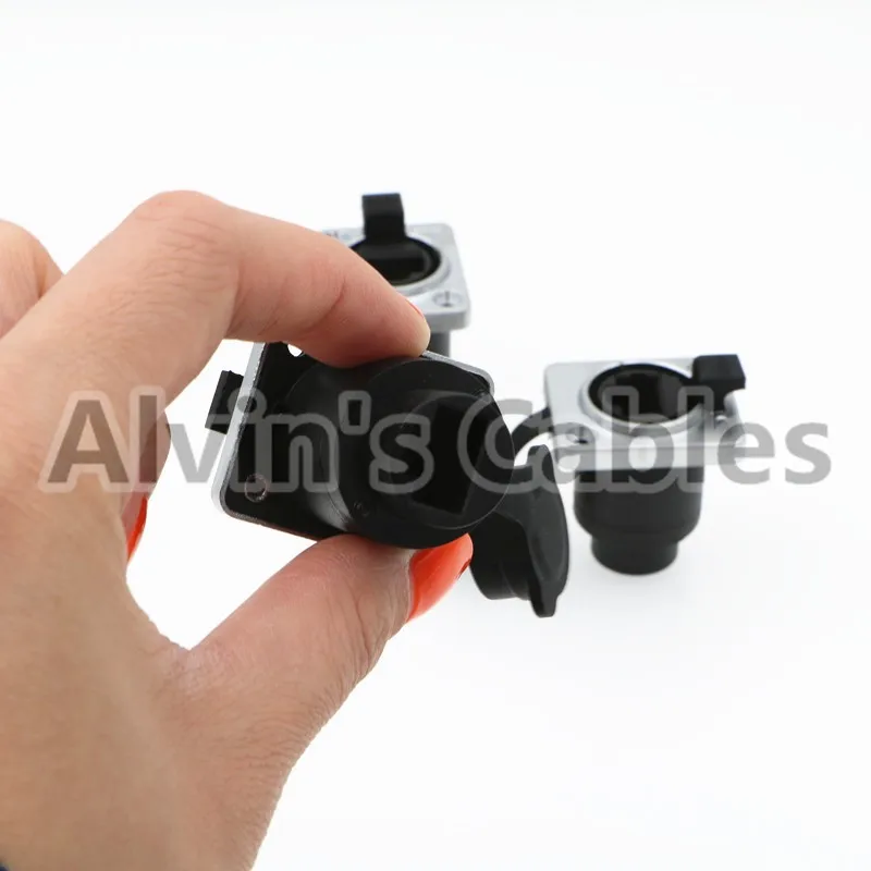 3pcs 8 PIN RJ45 Ethernet Panel Mount IP65 Waterproof Sockets Connector ...