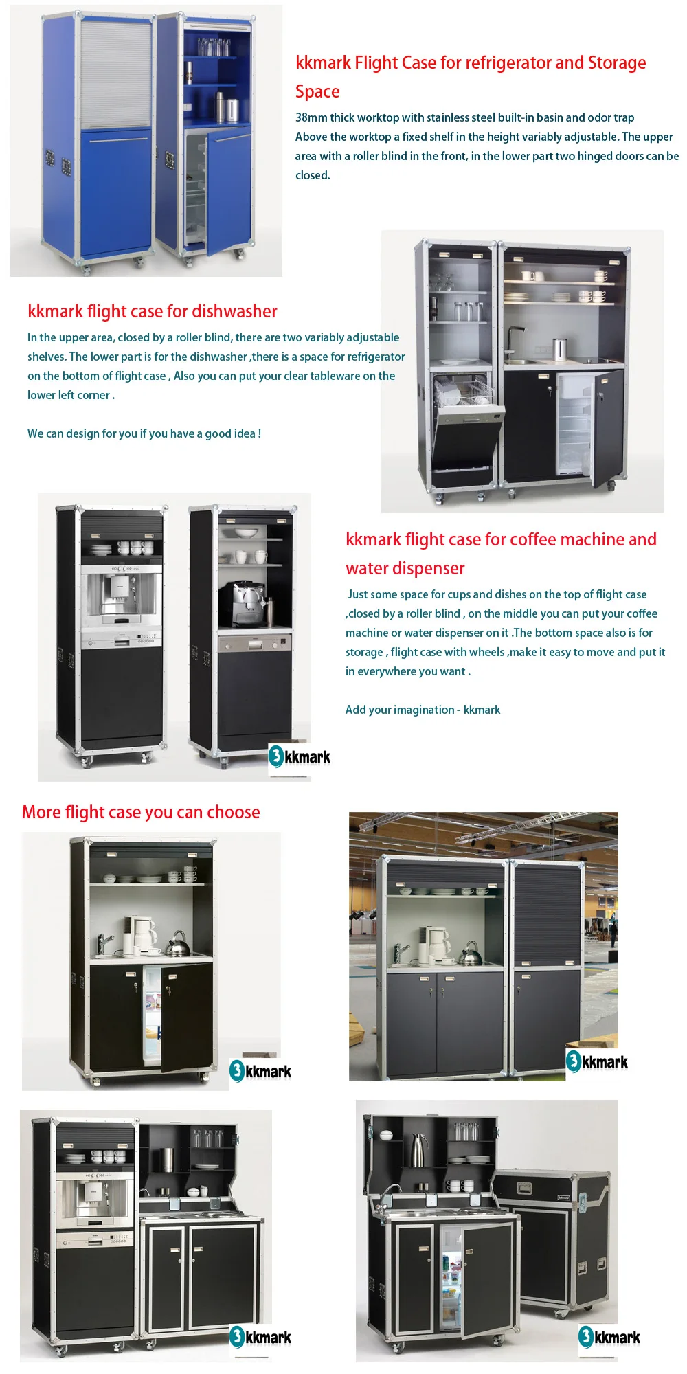 Customized Flight Case for Kitchen Appliances - Kkmark