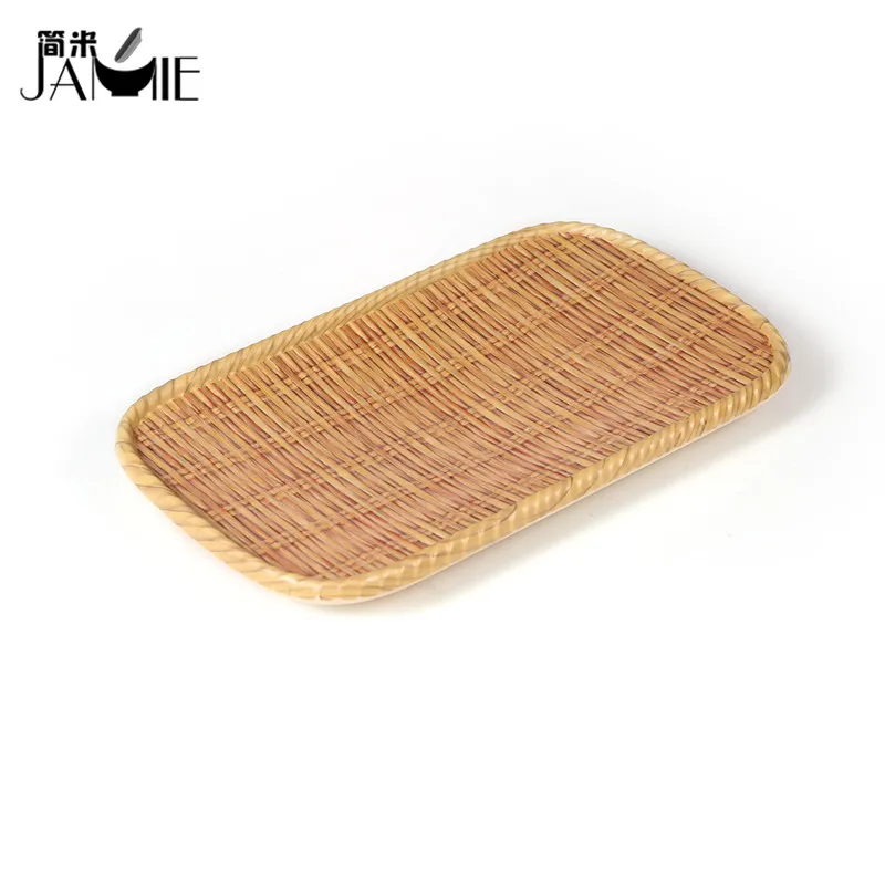 Superior Quality 100% Melamine Bamboo Design Dinnerware Food Tray ...
