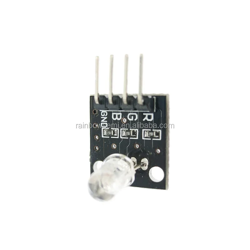 4针KY-016三色3色RGB发光二极管传感器模块DIY启动器套件KY016彩虹半| Alibaba.com