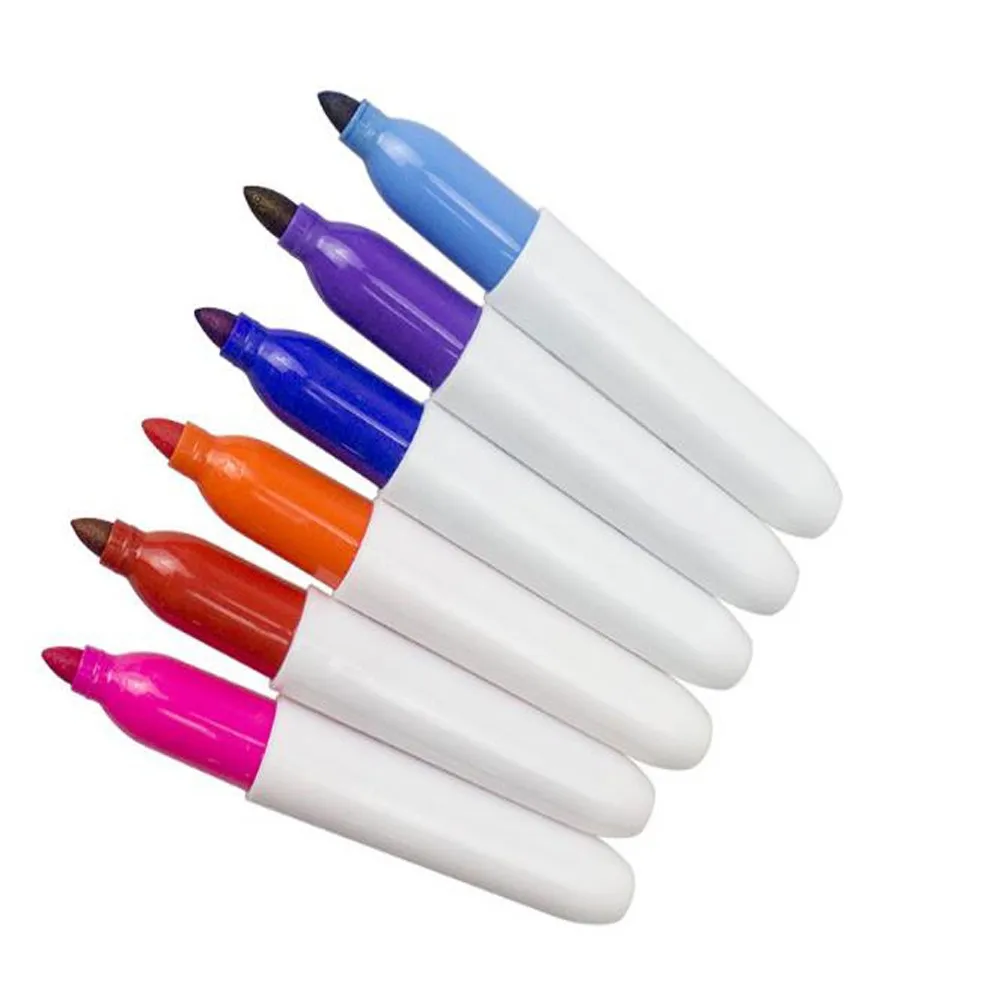 Mini Permanent Markers With Golf Keychain Clips,Fine Point,Black Ink ...