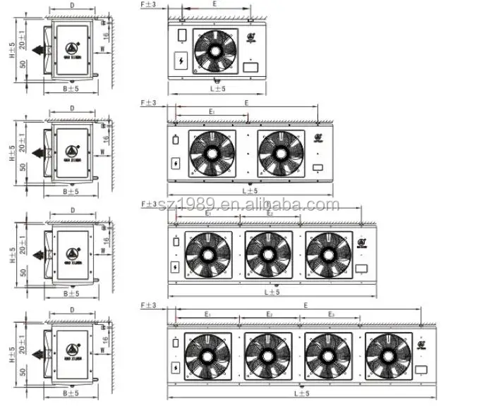 Cold Storage Equipment Blower Coil Air Cooler - Buy High Quality Blower ...