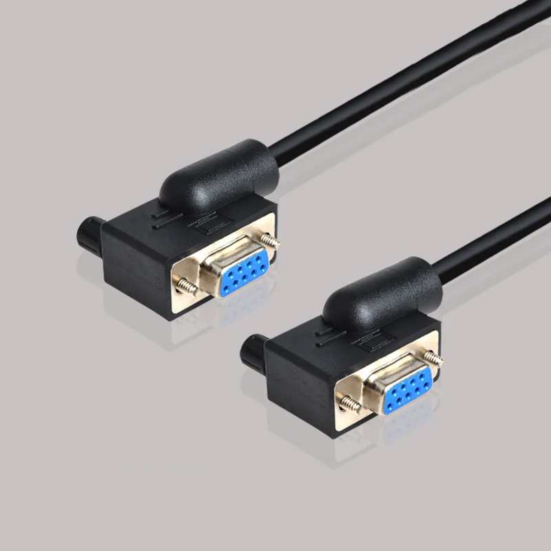 Custom Left Angle DB9 Pin to DB9 Right Angle Cable - Goochain