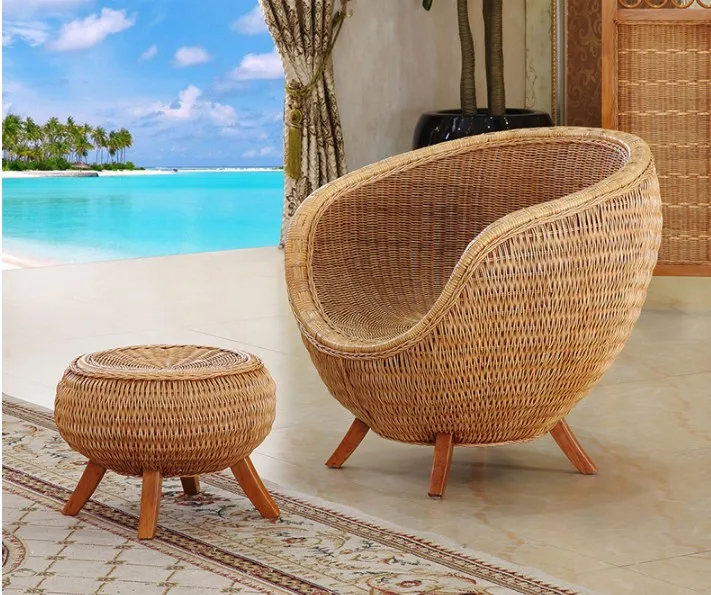 Hot sale unique design rattan outdoor furniture garden egg chair set company Jinhua Sigma Industrial And Trading Co. Ltd