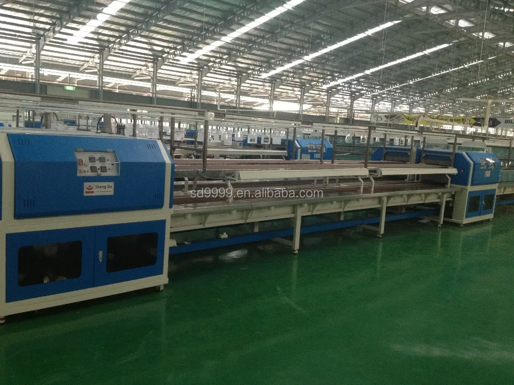 Double Layer Sport Shoes Making Machine Line Production Shoe Conveyor ...