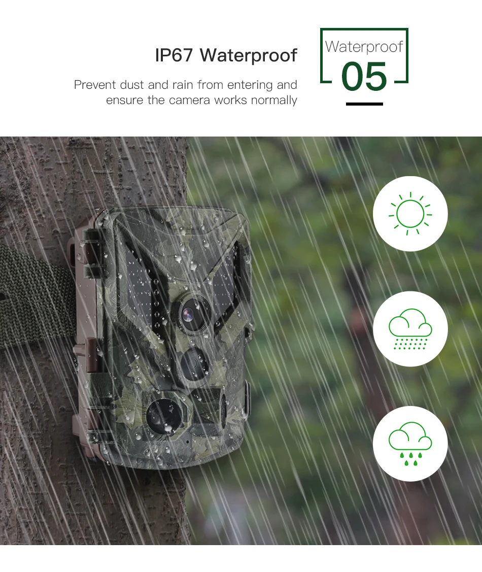 Waterproof 0.2s Trigger Wildlife Infrared Thermal Camera For Hunting ...