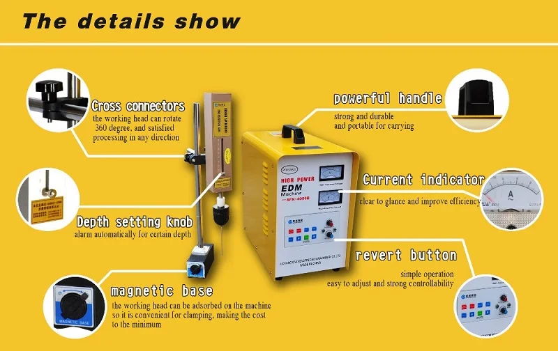 High Power Portable EDM SFX-4000B(3000W), Broken Tap Remover, Tap ...
