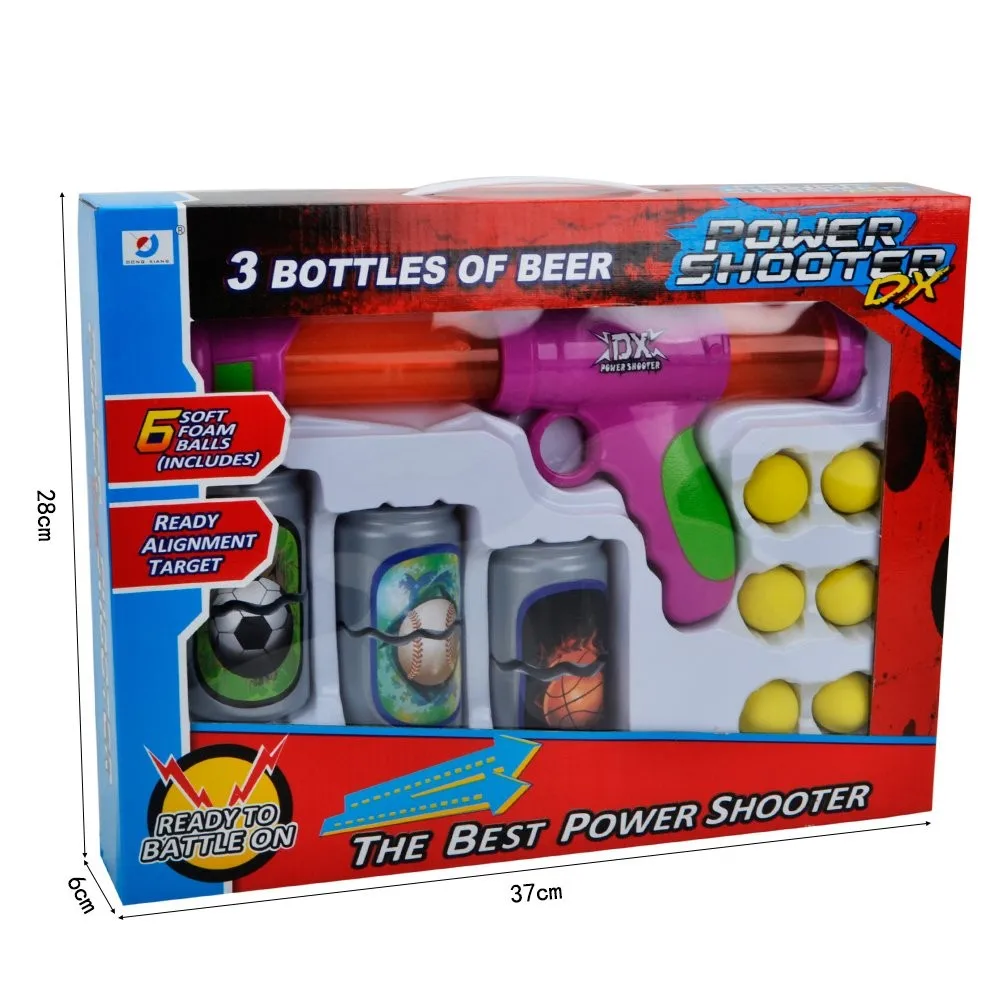 Foam Shooter Battle Ball Gun Atomic Pump Action Shooter For Child Kids ...